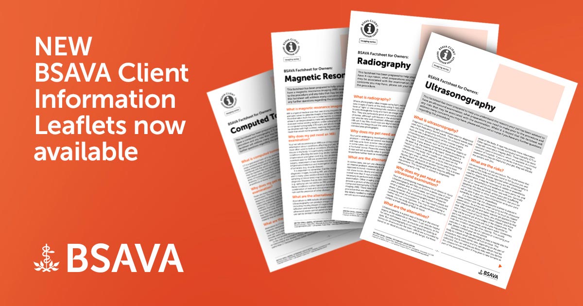 Imaging added to BSAVA client info leaflets