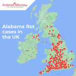 Live map of Alabama rot cases